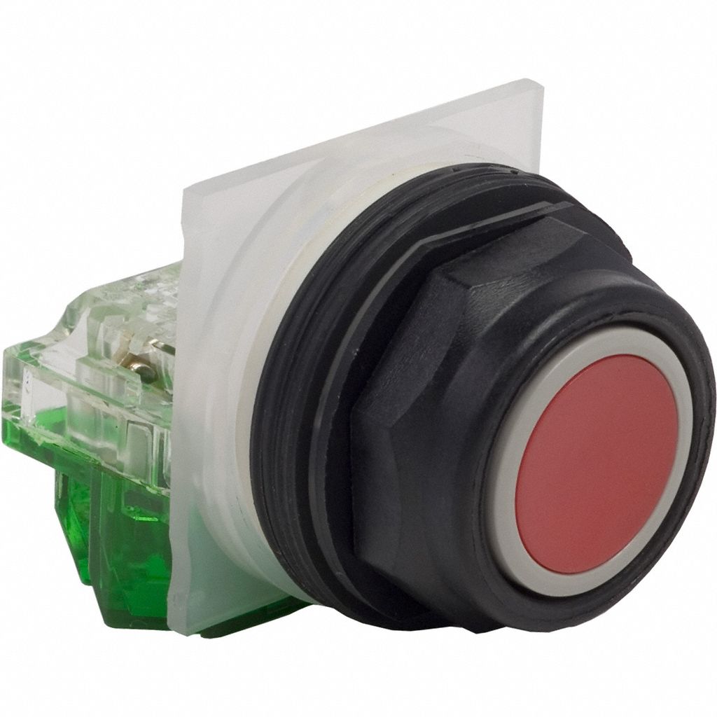 SCHNEIDER ELECTRIC, Non-Illuminated, Flush Profile, Flush Push Button ...