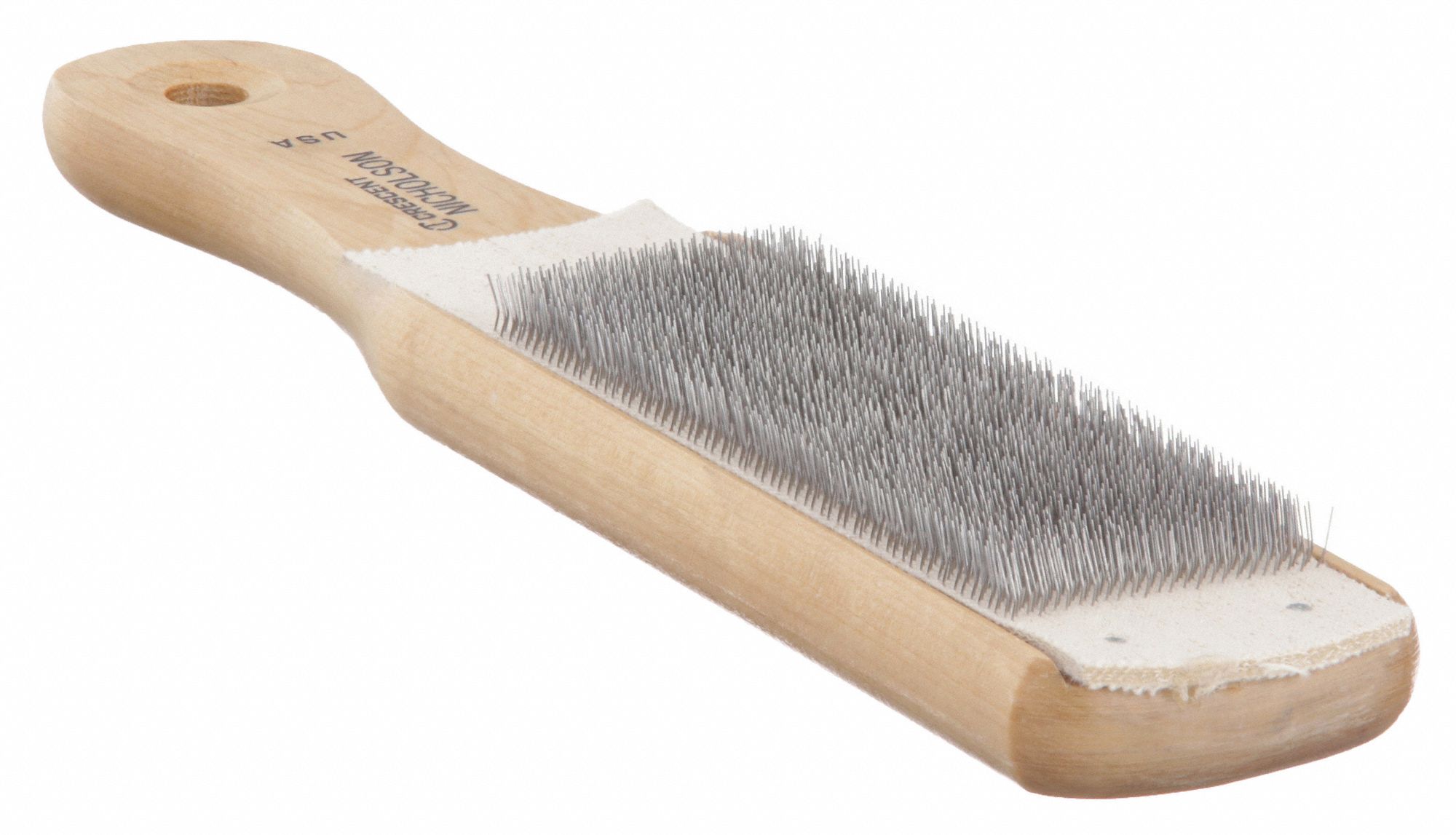 10 in Overall Lg, Steel Wire Bristles, File And Rasp Cleaner - 2A509 ...