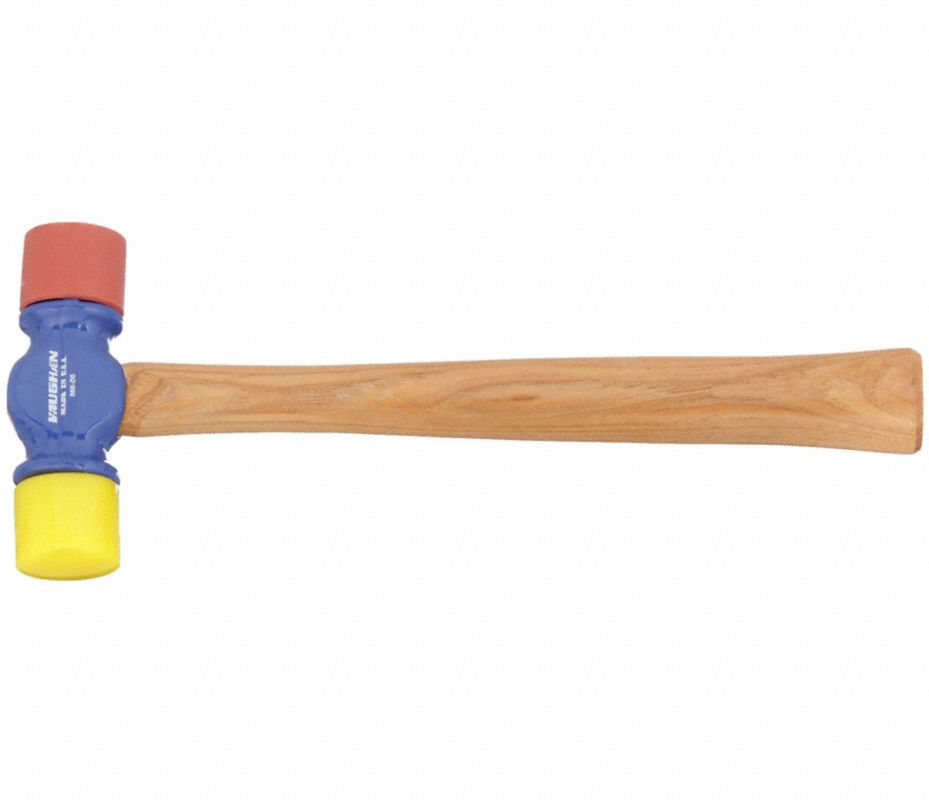 VAUGHAN Martillo con Cara Suave 12 oz. 13" Amarillo/Rojo - 2A531 | SF12 ...