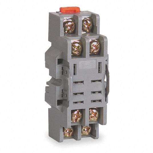 Relay Socket, Number of Pins - Relay 8, DPDT - Grainger