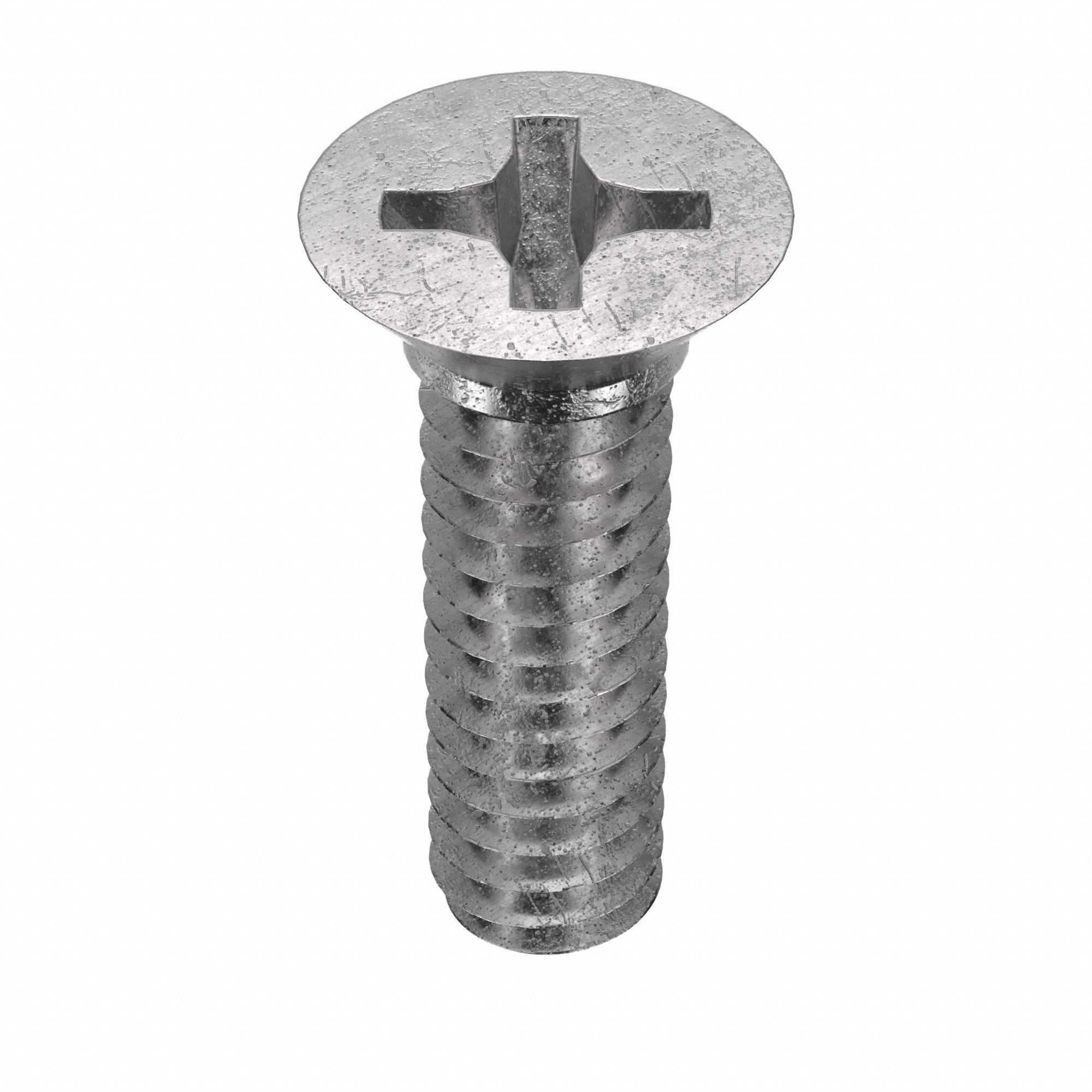 APPROVED VENDOR MACHINE SCREW, M2.5 THREAD, 8MM L, 18-8 STAINLESS STEEL ...