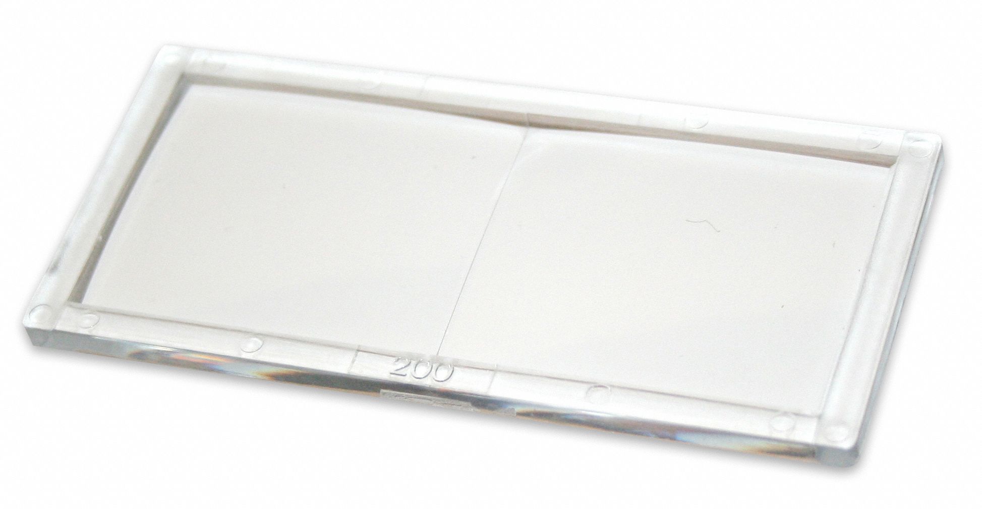 MILLER ELECTRIC Plastic Magnifier Plate: +2.0, Plastic, Clear, 4 1/4 in ...