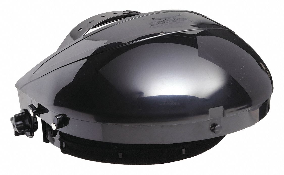 ABS Plastic, Black, Face Shield Crown - 2AAV4|2AAV4 - Grainger