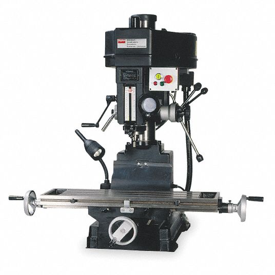 Mill/Drill Machine, Phase 1, Swing 16 in - Grainger