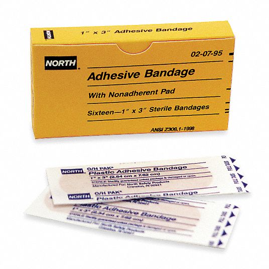 HONEYWELL NORTH, Plastic, Bandage Strip - 2AC46|020795 - Grainger