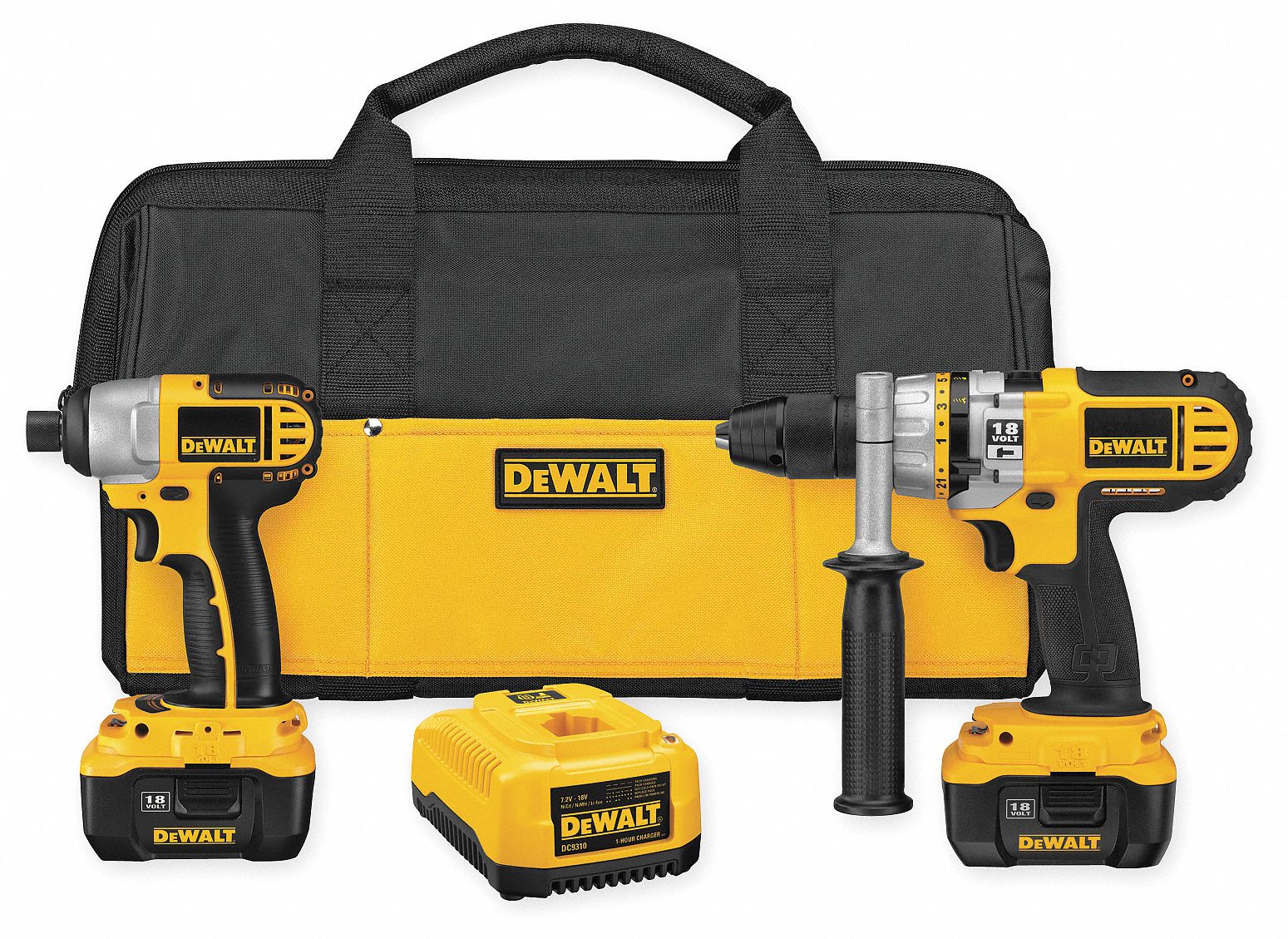 Cordless Combination Kit, 18.0 Voltage - Grainger