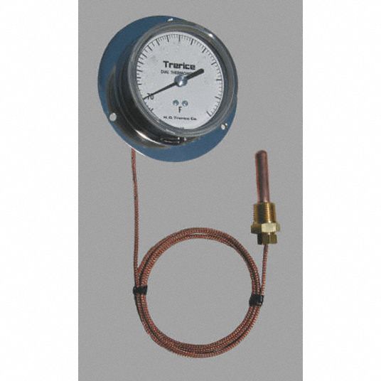 Analog Panel Mount Thermometer - Grainger