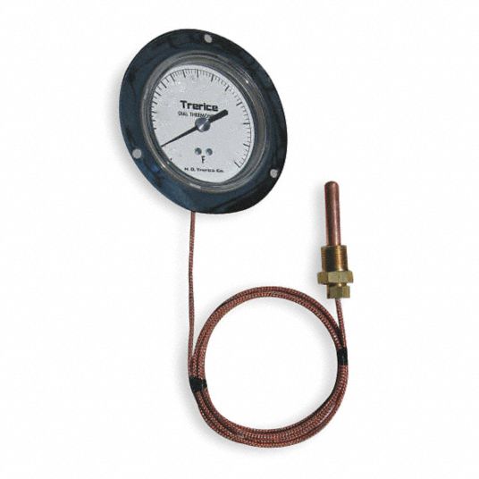 Analog Panel Mount Thermometer - Grainger