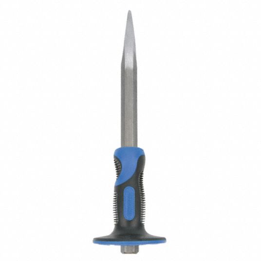 WESTWARD Bullpoint Chisel: 3/4 in Blade Wd, 12 in Overall Lg, Includes ...