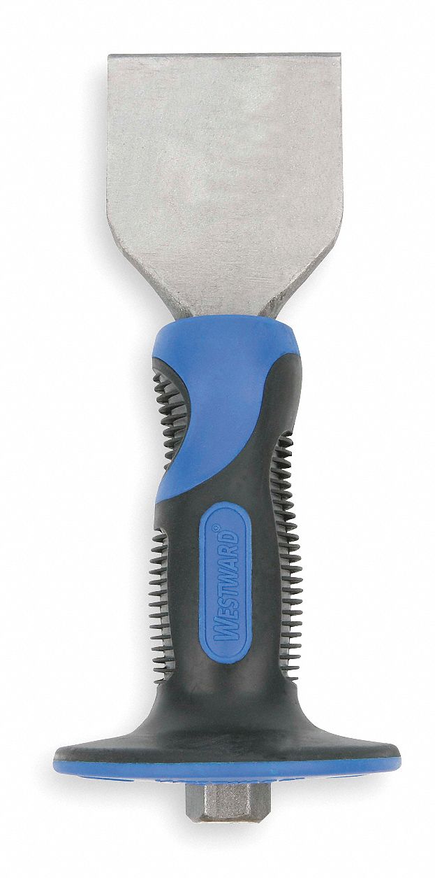 WESTWARD Mason Chisel: 2 1/4 in Blade Wd, 7 1/2 in Overall Lg, Includes ...