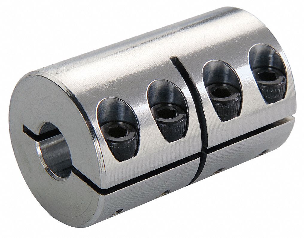 RULAND MANUFACTURING, 3/8 in Bore Dia 1, 1/4 in Bore Dia 2, Rigid Shaft ...