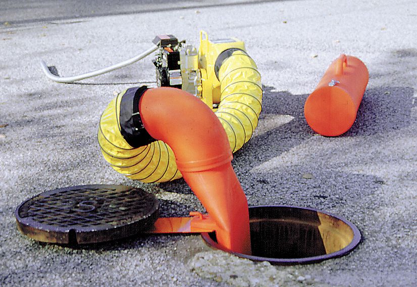 AIR SYSTEMS INTERNATIONAL Orange Manhole Saddle Vent, Inlet Dia. 8 in ...