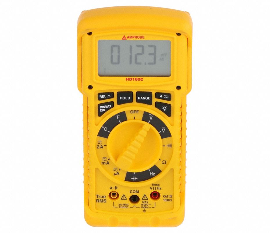 AMPROBE Multímetro Digital AMPROBE® HD160C 1000V 2A 9999 conteos ...