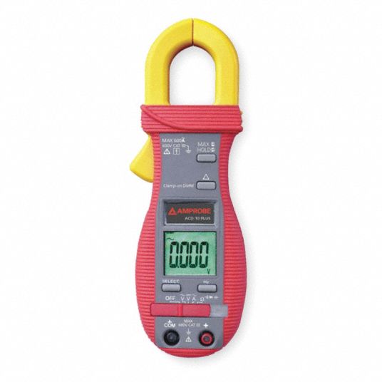 AMPROBE, Clamp-Jaw Jaw, CAT III 600V, Digital Clamp Meter - 2ATU9|ACD ...