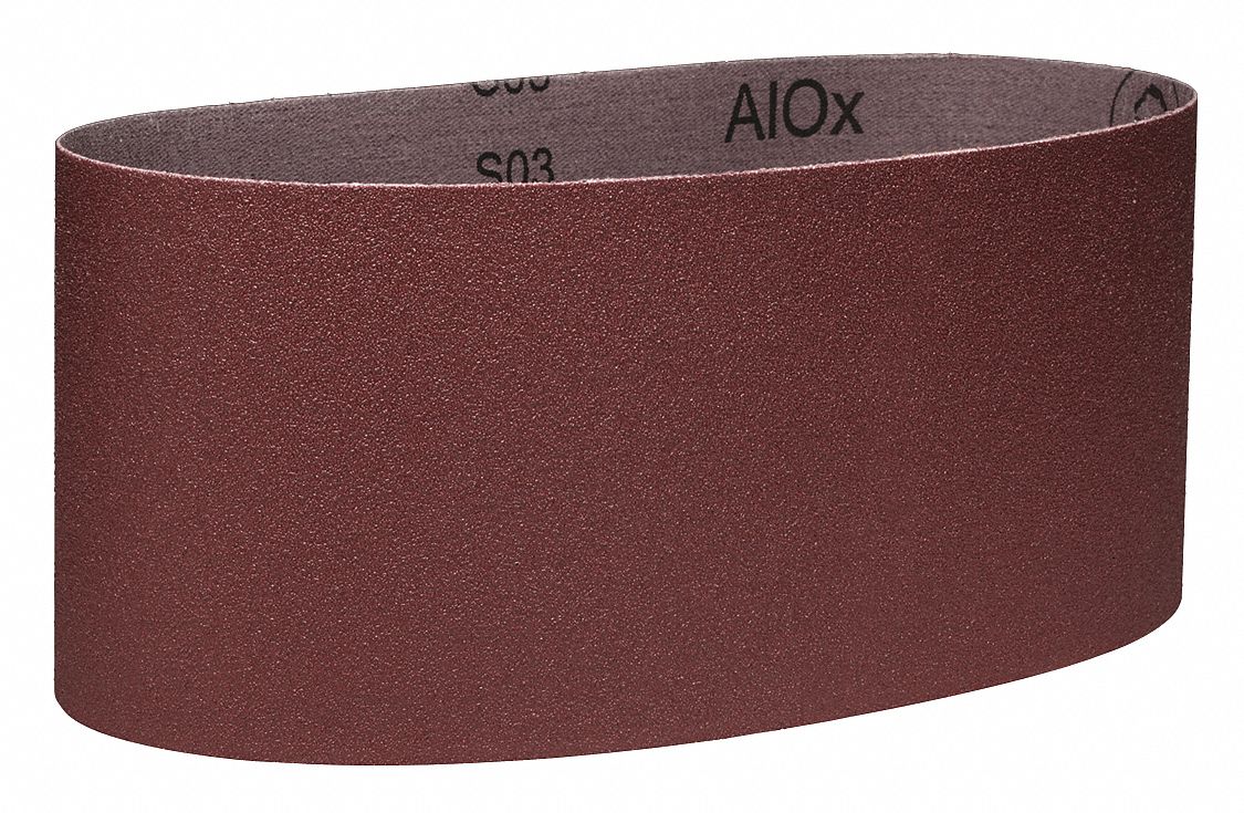 3M Sanding Belt 21 3 4 In Length 4 In Width Aluminum Oxide 80 Grit