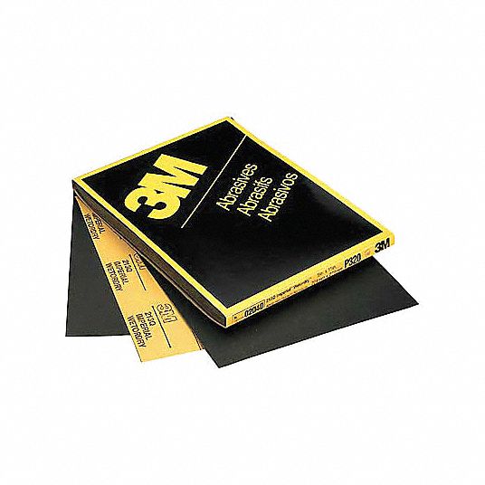 3M, 9 in W x 11 in L, Aluminum Oxide, Sanding Sheet - 2AZX7|60455067805 ...
