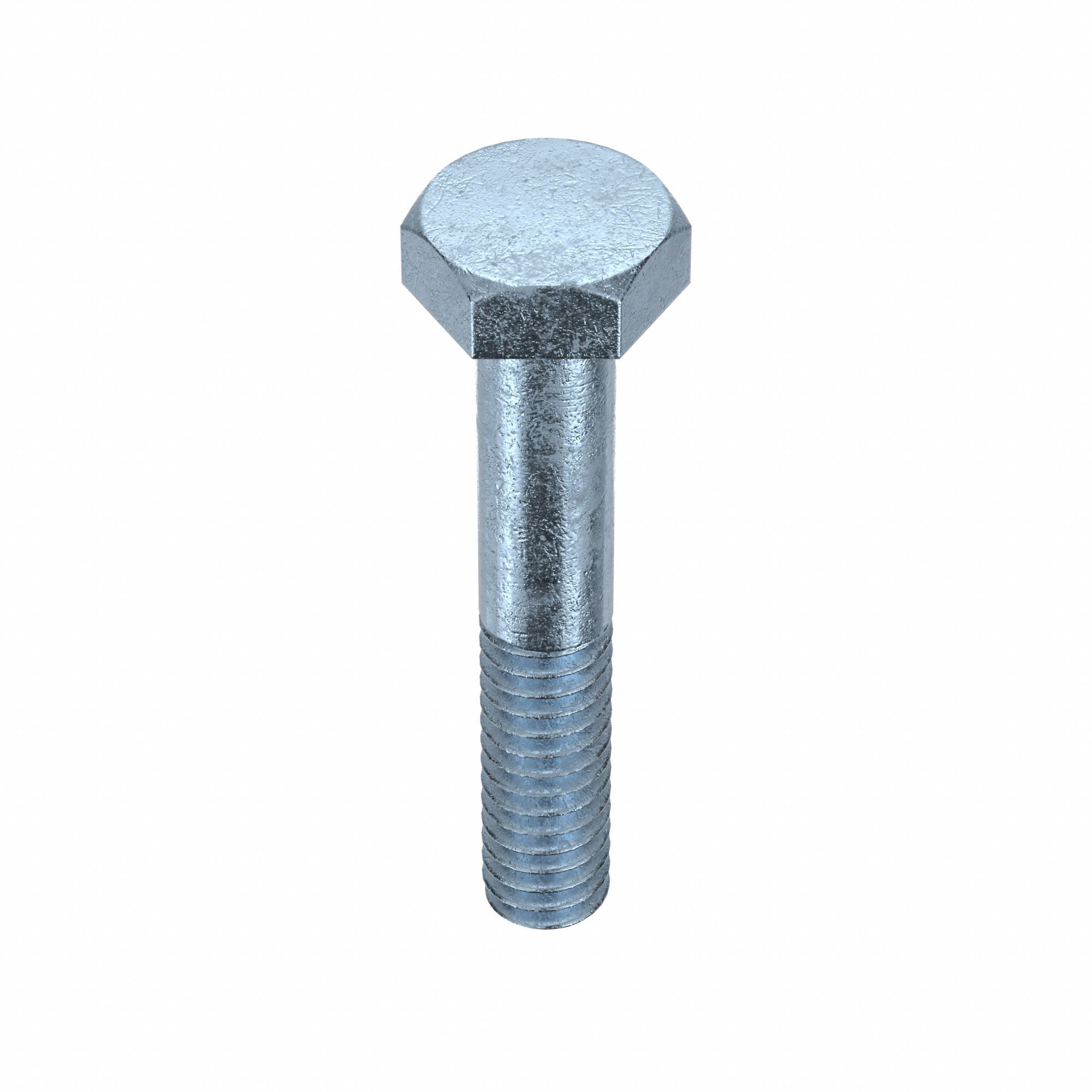 APPROVED VENDOR Tornillo de Cabeza de Dado Hexagonal 1/4"-20 Grado 2 Longitud de 1-1/2", Acabado ...