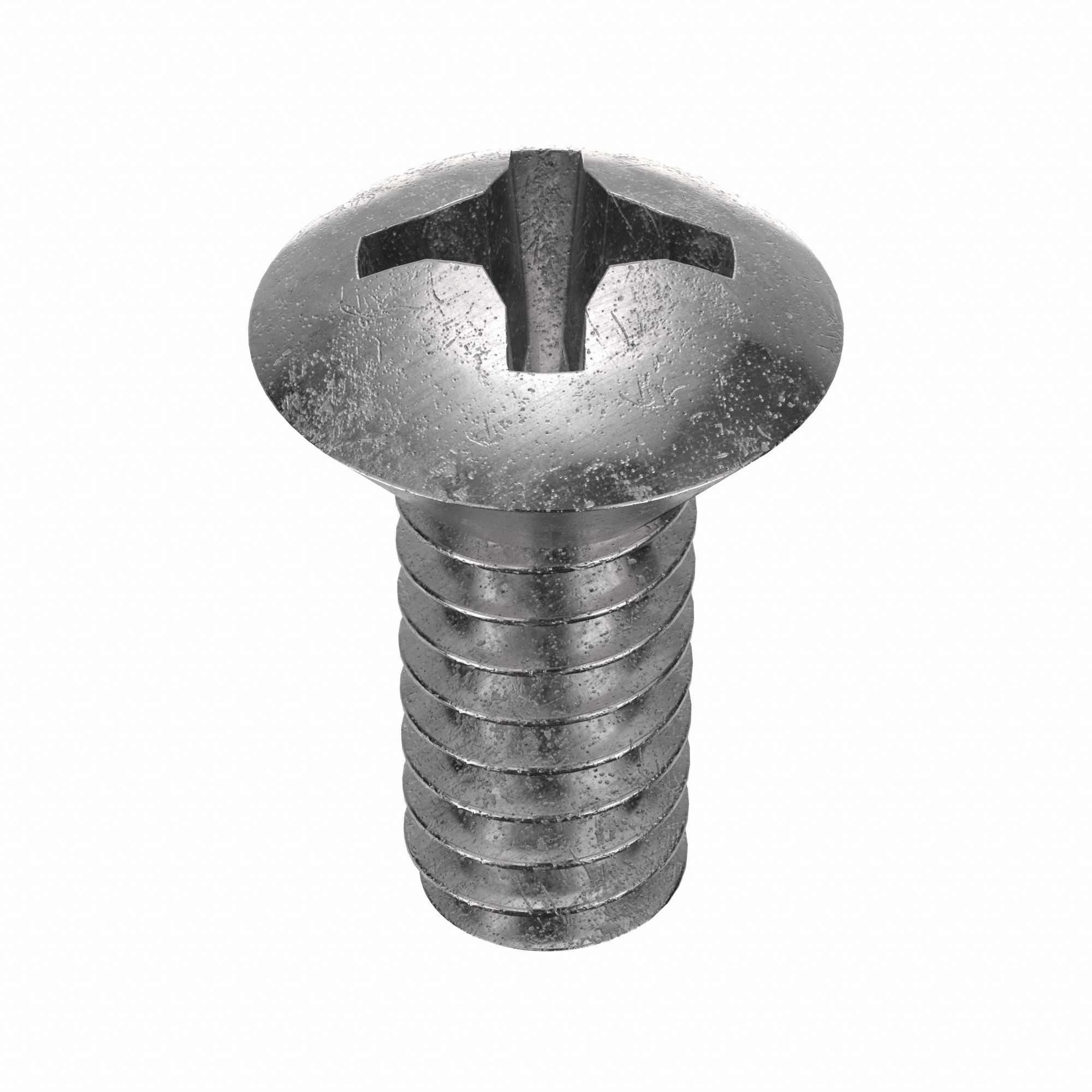 APPROVED VENDOR MACHINE SCREW, #10-24 THREAD, ⅜ IN L, 18-8 SS, PLAIN ...