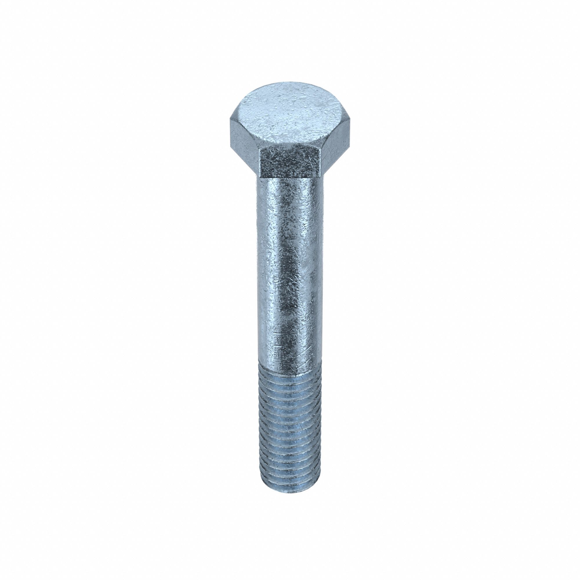 APPROVED VENDOR Tornillo de Cabeza de Dado Hexagonal 3/8"-16 Grado 2 Longitud de 2-1/2", Acabado ...