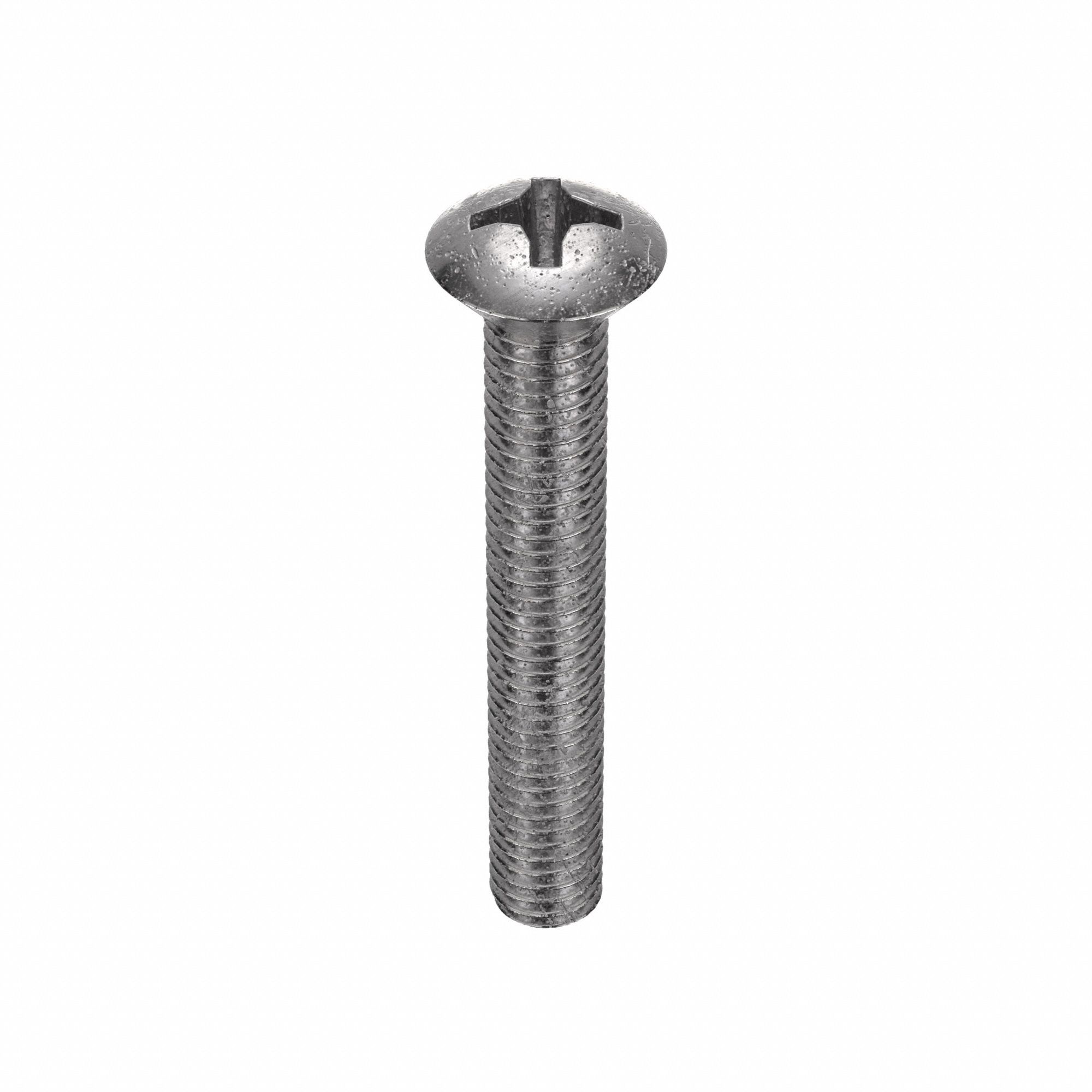 #10-32 Thread Size, 1 1/4 in Lg, Machine Screw - 2BE69|2BE69 - Grainger