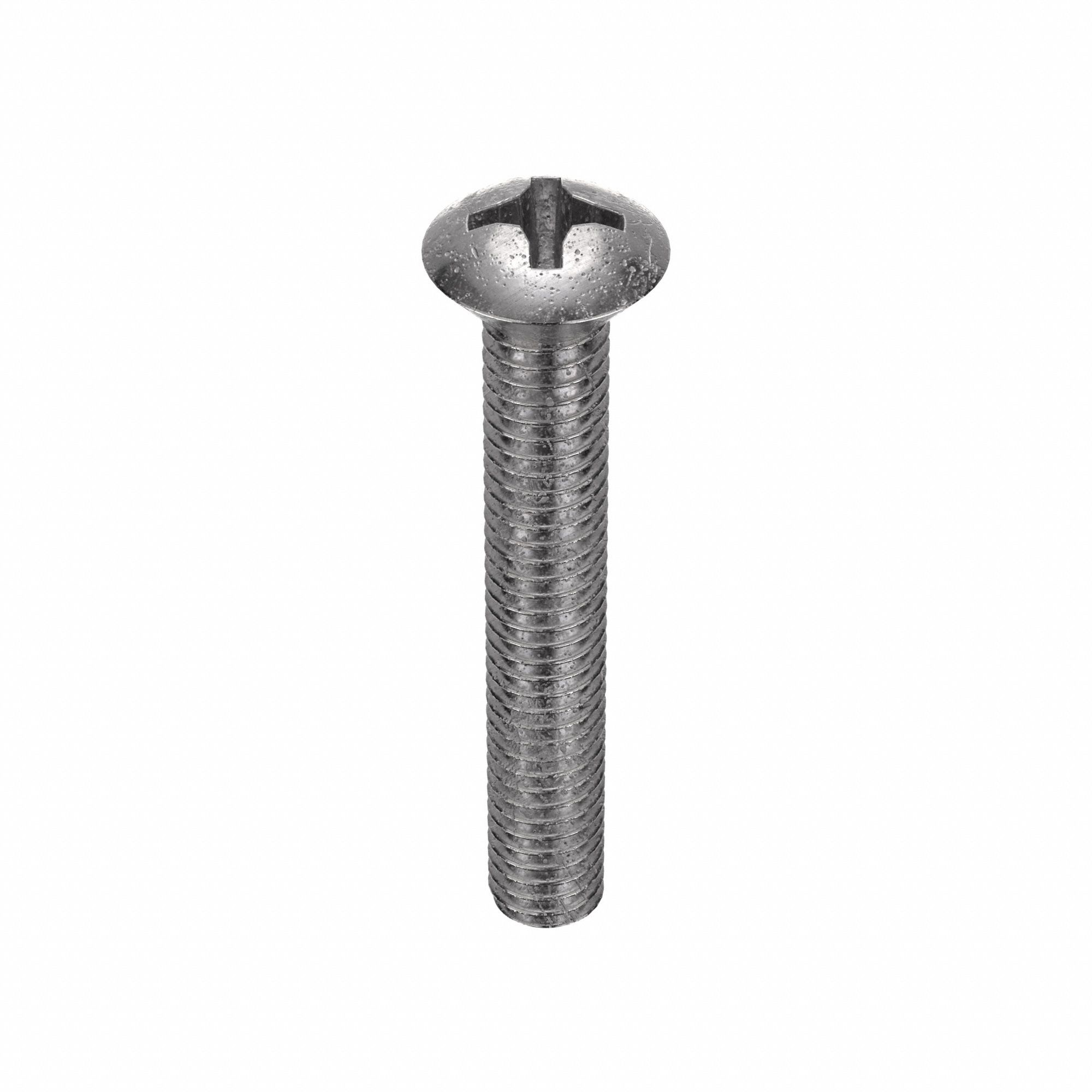 APPROVED VENDOR MACHINE SCREW, M5 THREAD, 40MM L, 18-8 SS, PLAIN FINISH ...