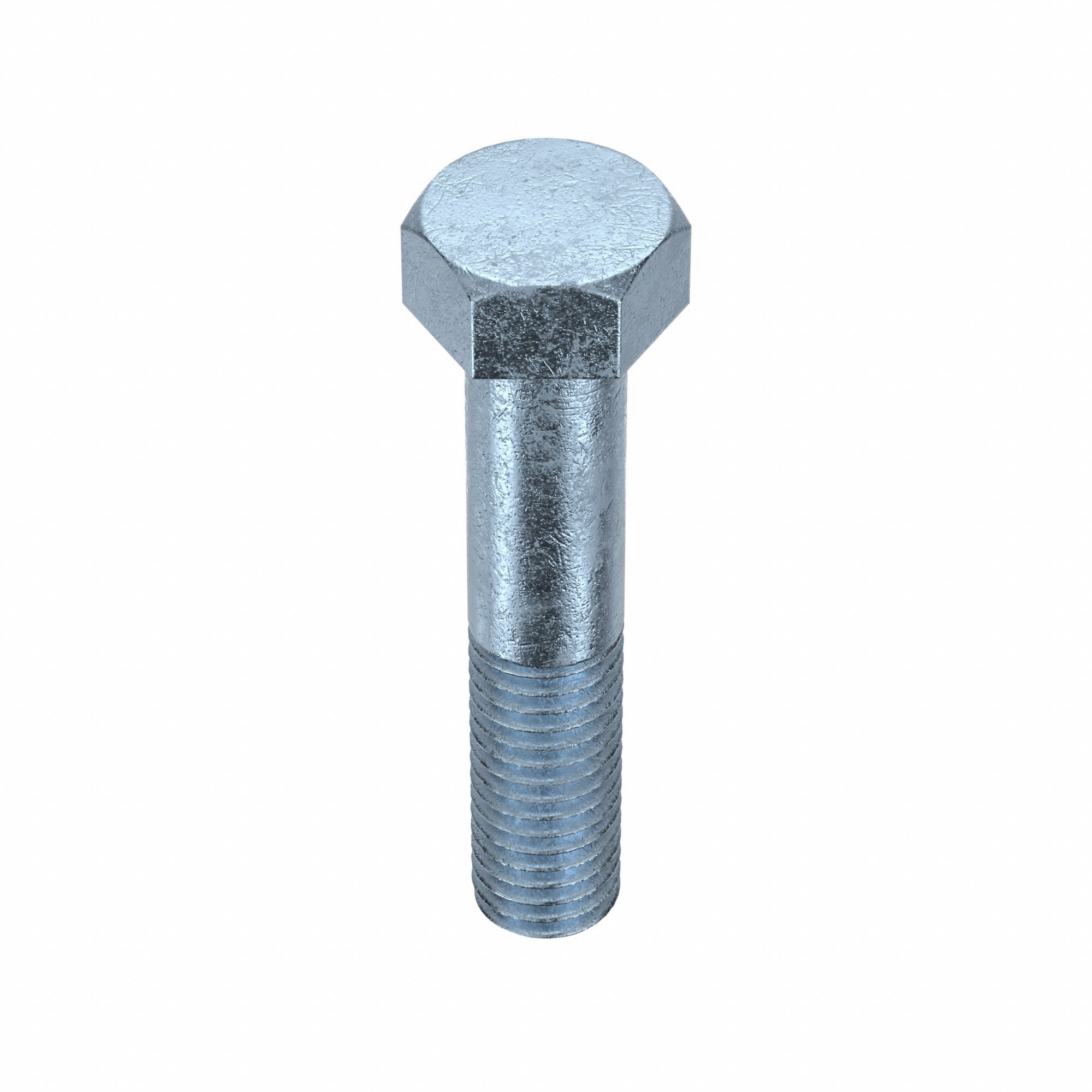 APPROVED VENDOR Tornillo de Cabeza de Dado Hexagonal 1/2"-13 Grado 2 Longitud de 2-1/2", Acabado ...