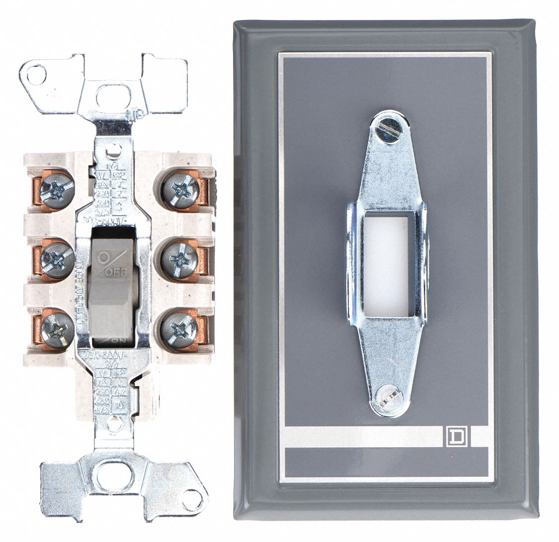 SQUARE D, 3 Poles, 30 A, Manual Motor Switch - 2BV84|2510KF2 - Grainger