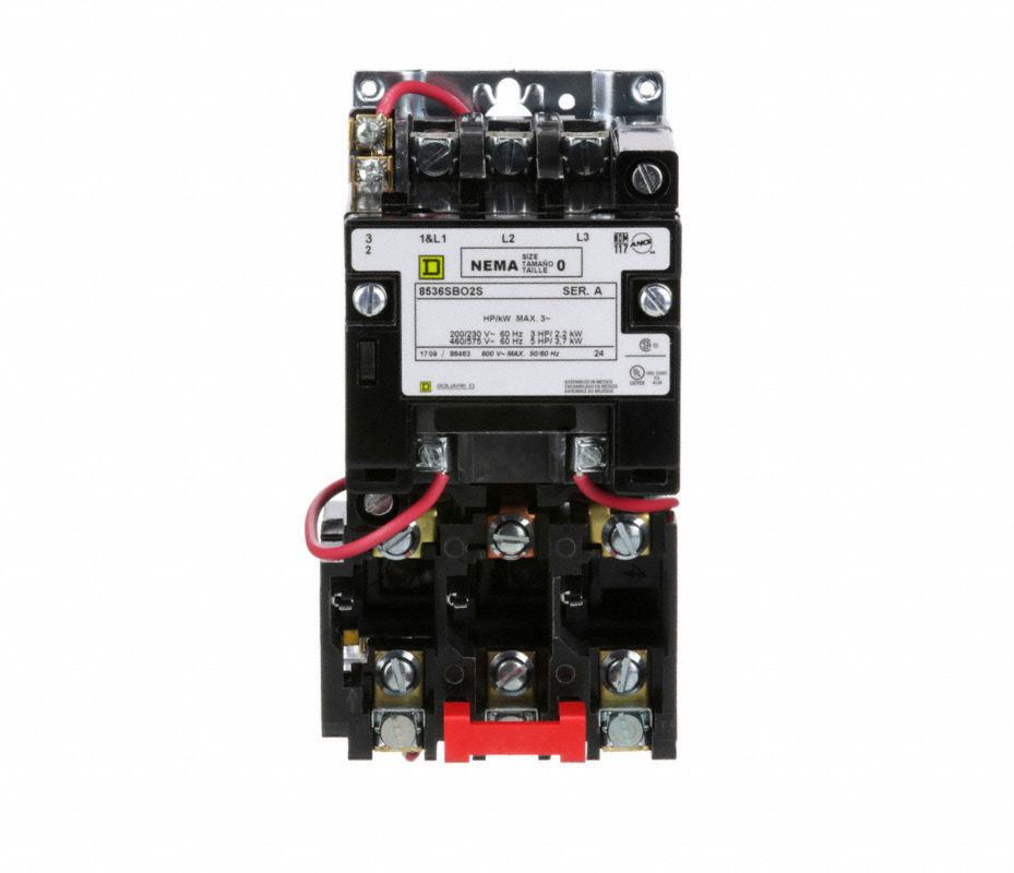 SQUARE D Arrancador de Motor Magnético,NEMA,24V - 2BX26 | 8536SBO2V01S ...