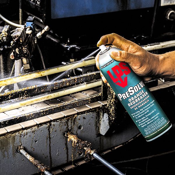 LPS Degreaser: Citrus-Based Solvent, Aerosol Spray Can, 15 oz Container ...