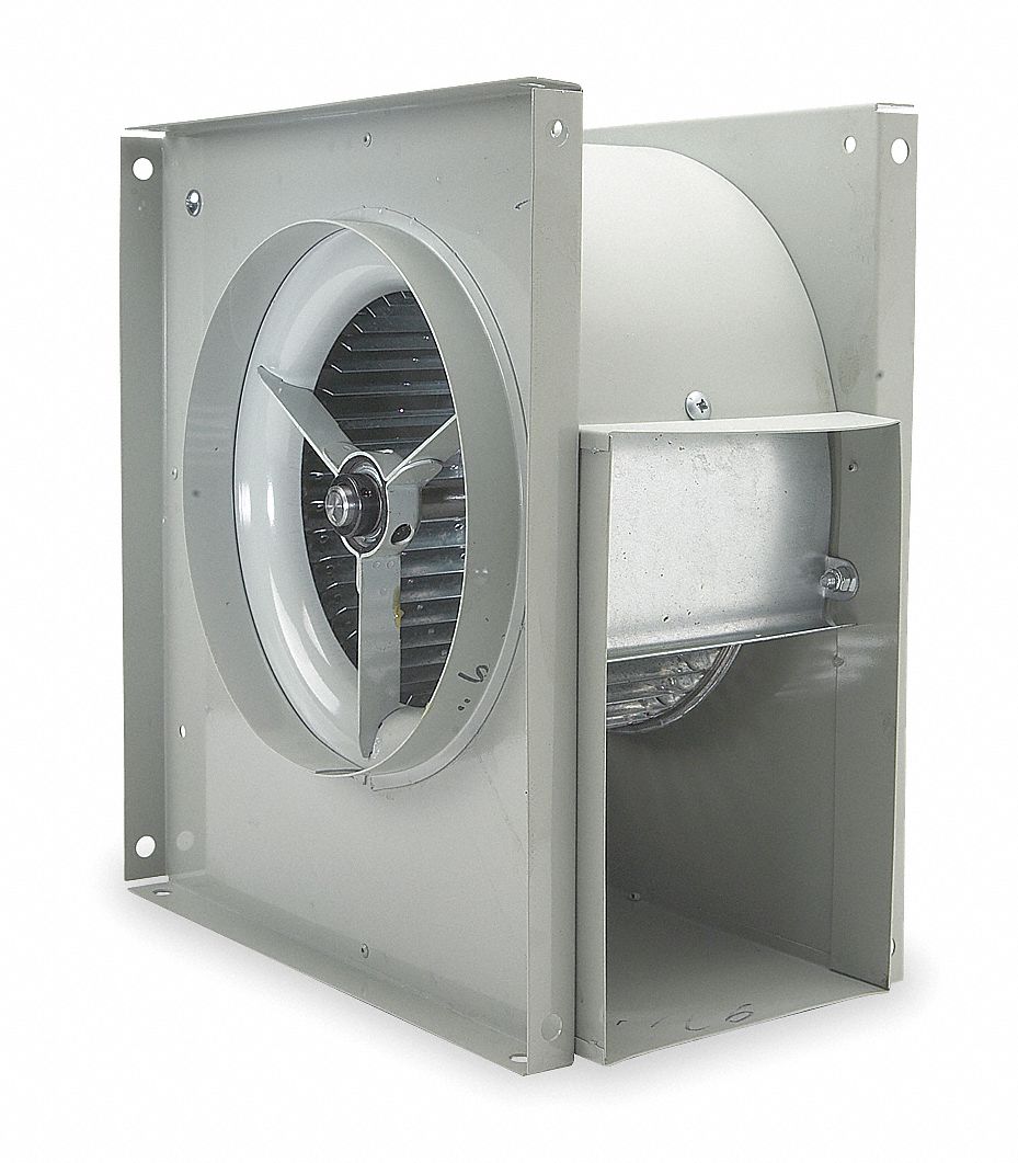 Blower, Belt Drive, Single Inlet Forward Curve Less Drive Package, 10-5 ...