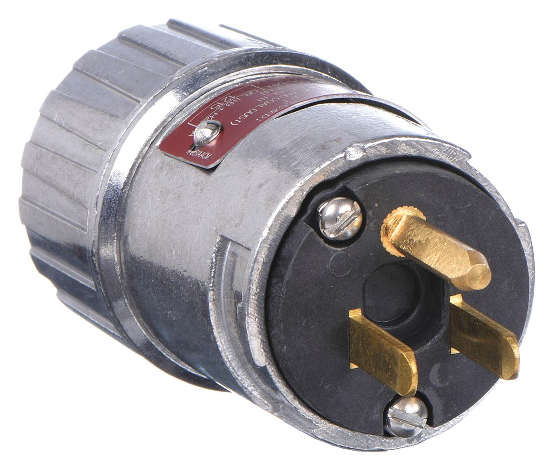 Plug, 120 V AC Voltage, 15 A Amps, 1 hp HP - Grainger