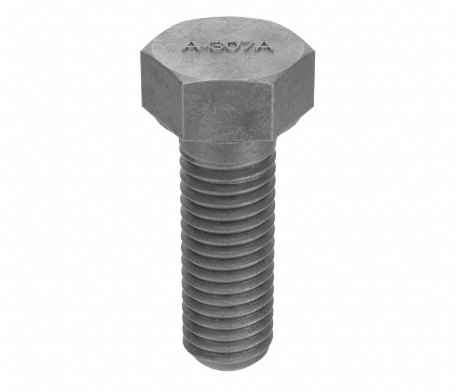 APPROVED VENDOR Tornillo de Cabeza de Dado Hexagonal 1/2"-13 Grado 2 Longitud de 1-1/2", Acabado ...
