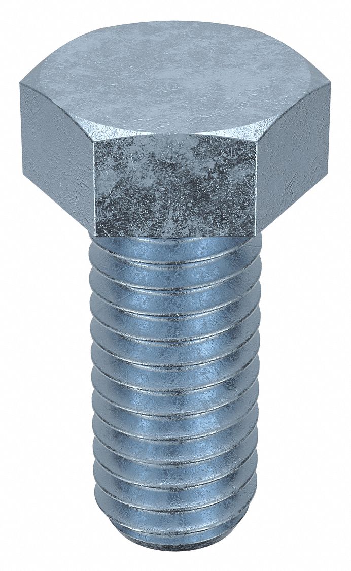 APPROVED VENDOR Tornillo de Cabeza de Dado Hexagonal 3/8"-16 Grado 5 Longitud de 7/8", Acabado ...