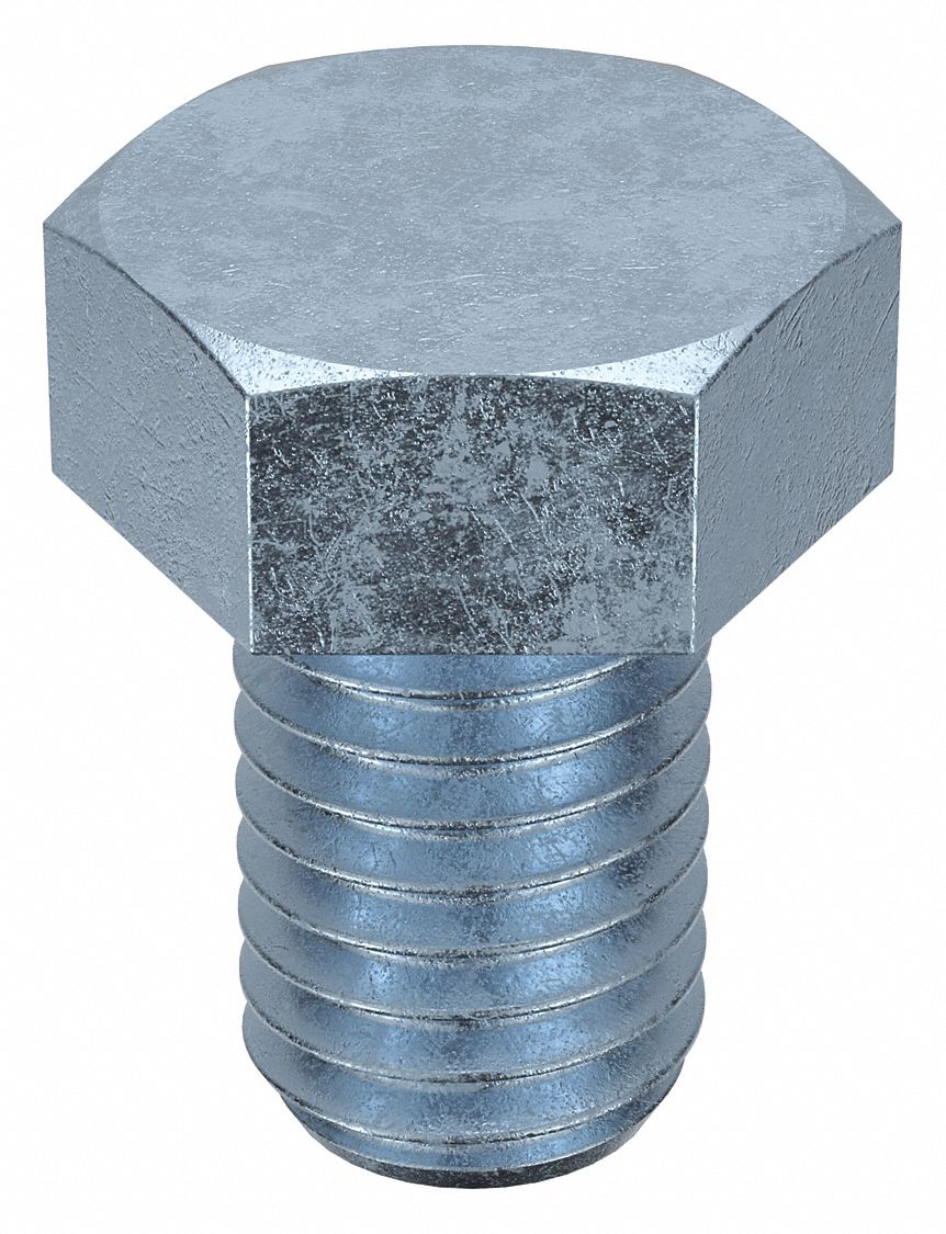 APPROVED VENDOR Tornillo de Cabeza de Dado Hexagonal 1/2"-13 Grado 5 Longitud de 3/4", Acabado ...