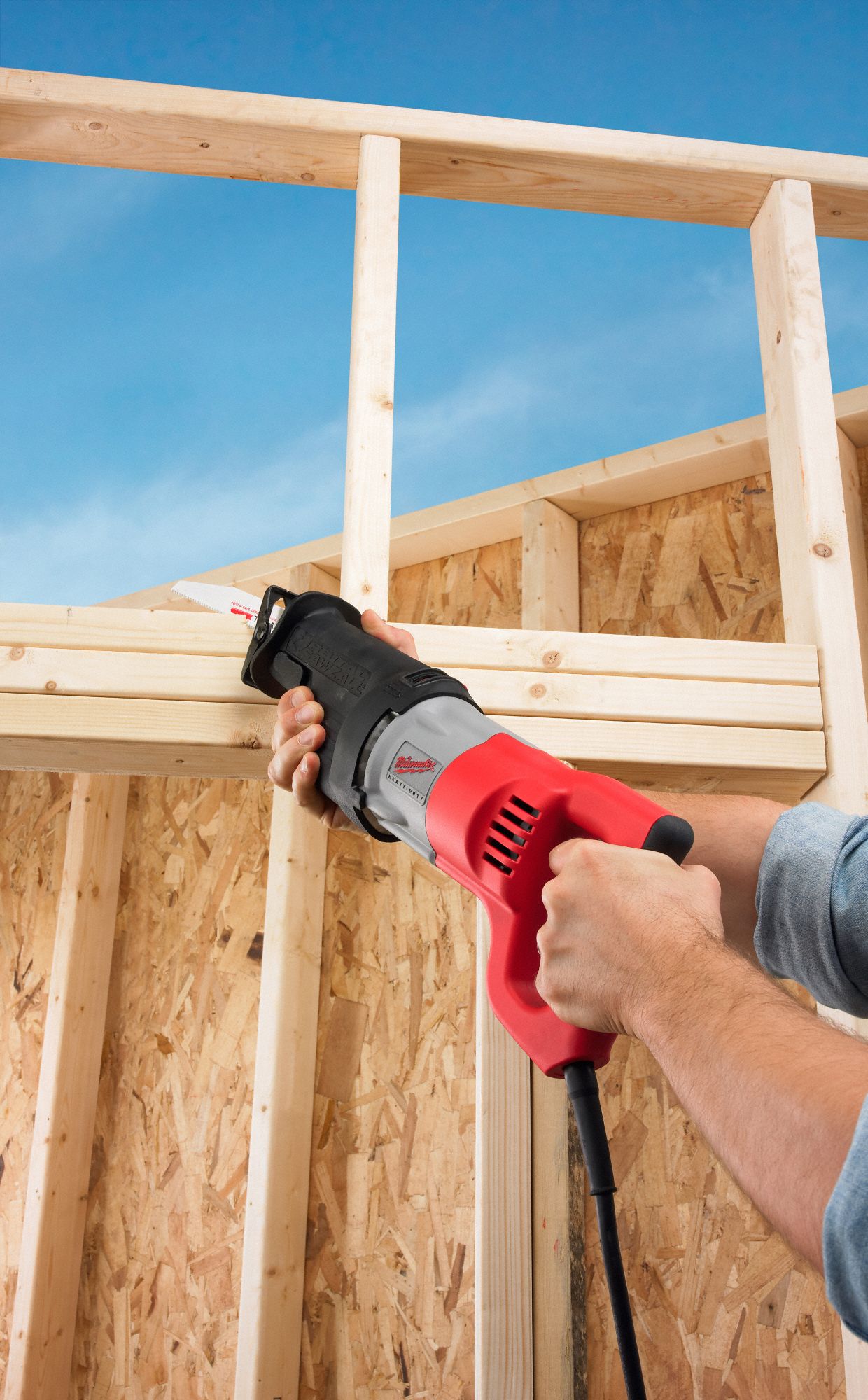 MILWAUKEE Reciprocating Saw: 15 A Current, 1 1/4 in Stroke Lg, 2,800 ...