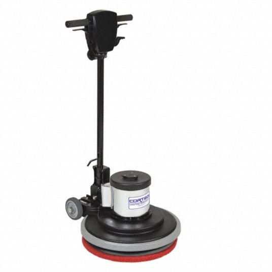 CORTECH Tamperproof Floor Scrubber, Single Speed, 20 in Machine Size ...