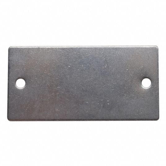 Silver, Rectangle, Blank Valve Tag - 2CEA8|2CEA8 - Grainger