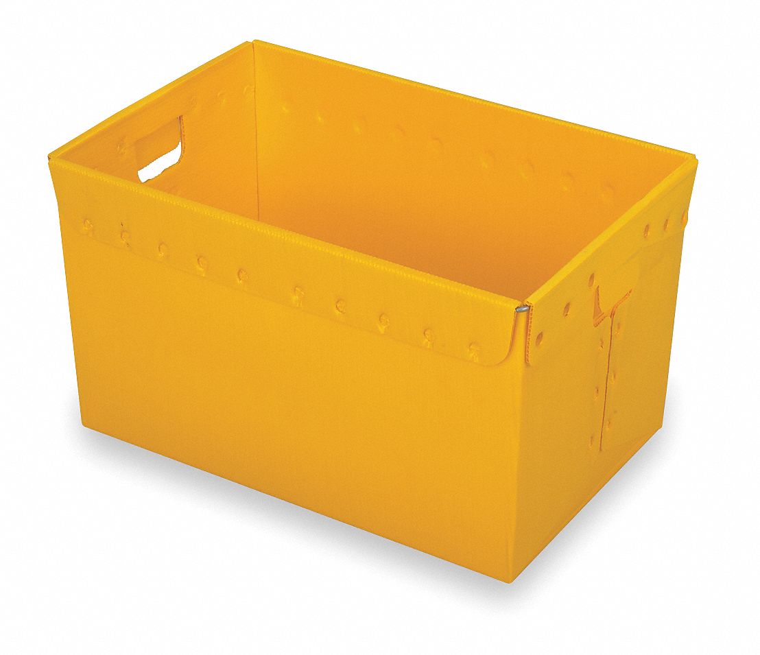 DIVERSI-PLAST Contenedor Encajable,Al Int 13-3/4,PQ3 - Contenedores de ...