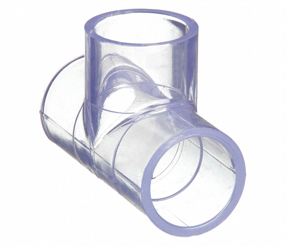 APPROVED VENDOR Unión T de PVC, 2", Solvente x Solvente x Solvente ...