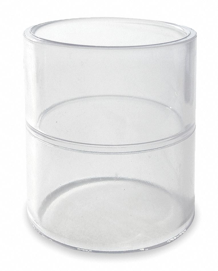 HARVEL CLEAR COUPLING,1/2 IN,SOLVENT,PVC,CLEAR - Plastic and Synthetic ...