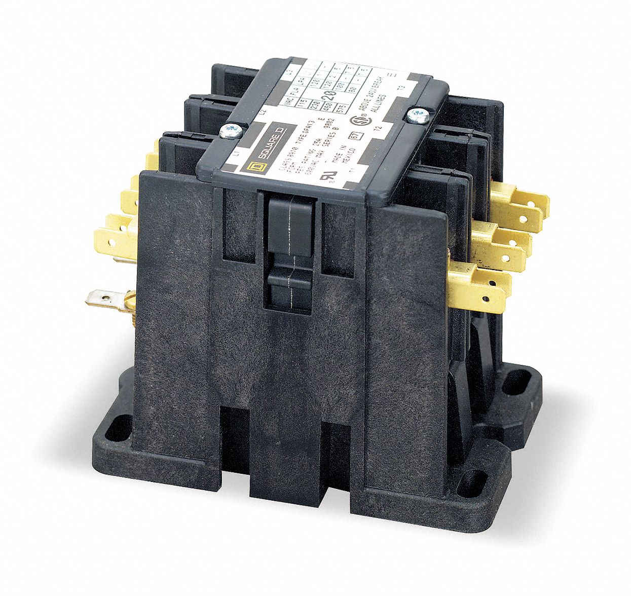 208/240V AC Definite Purpose Magnetic Contactor; No. of Poles 2, 20 ...