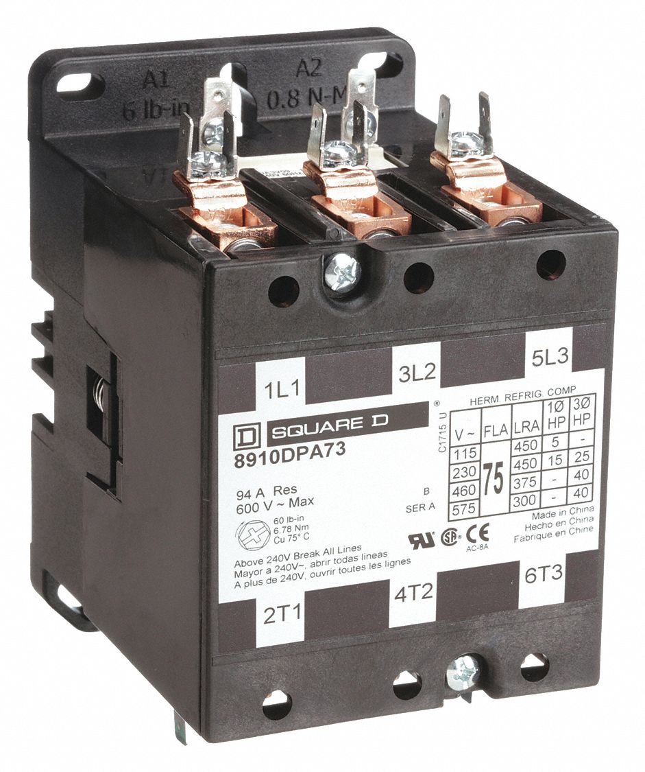 Definite Purpose Magnetic Contactor - 2CF98|8910DPA73V09 - Grainger