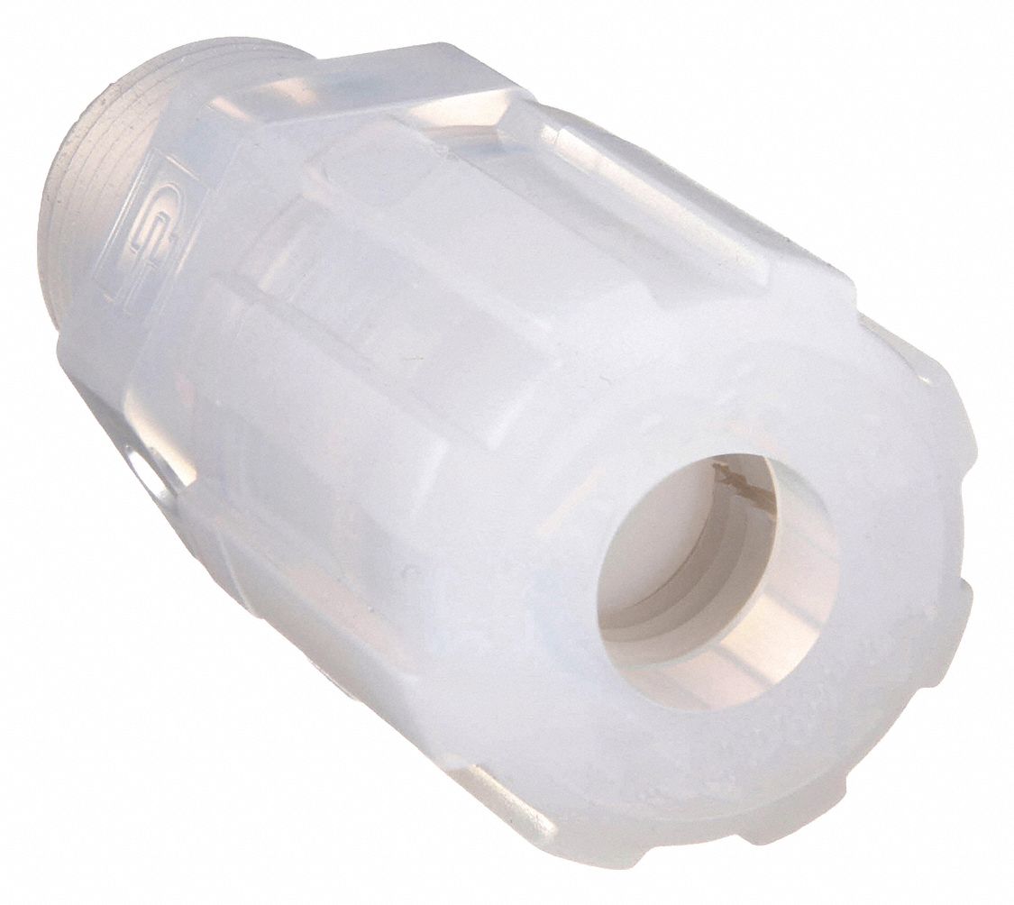 PARGRIP, 1/2 in OD x 1/2 in Pipe Size, Compression x MNPT, Compression Fitting Adapter - 2CFZ6 ...