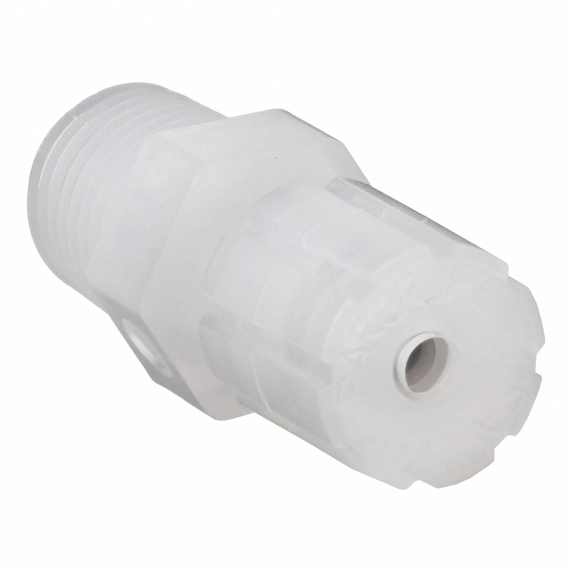 PARGRIP PFA, PTFE, ETFE Compresión Adaptador Recto Macho, 1/4" Tamaño ...