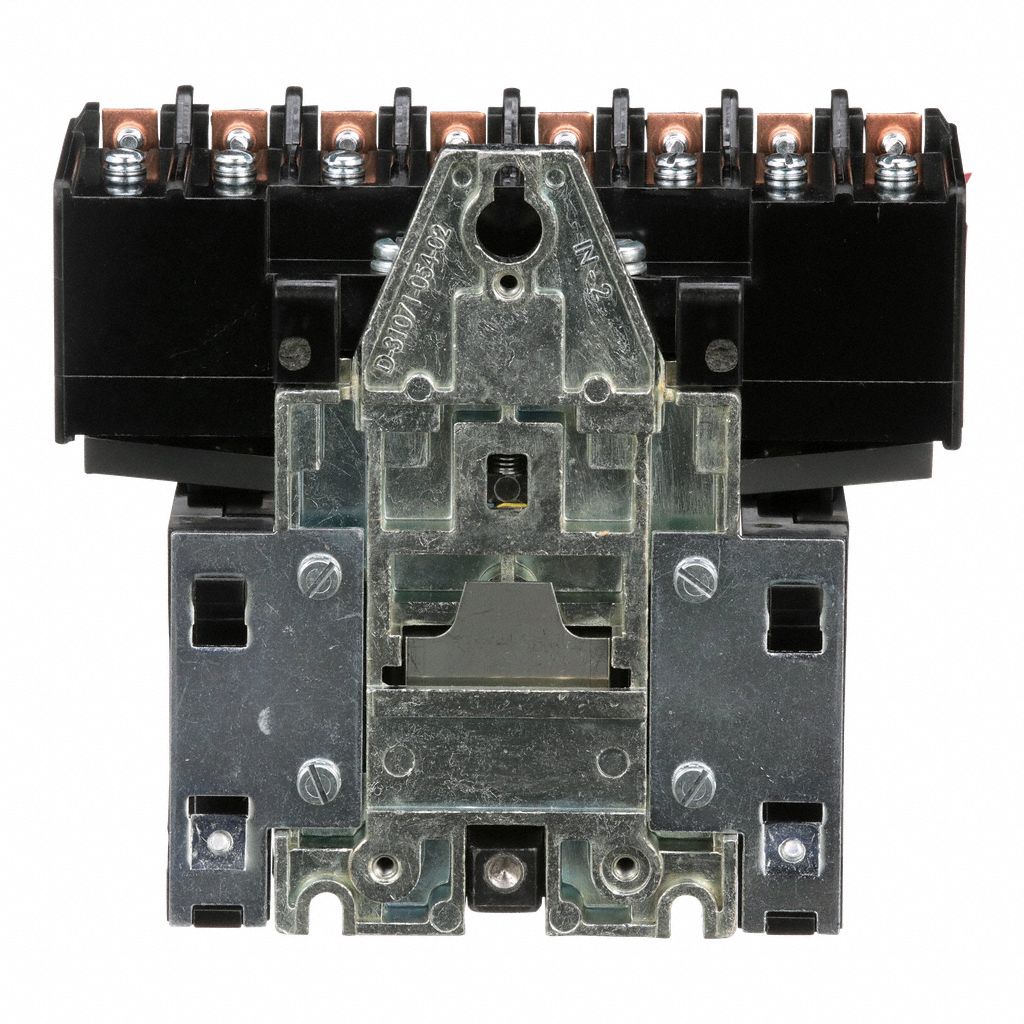 SQUARE D Lighting Magnetic Contactor: 10 Poles, 120V AC, 30 A Full Load ...