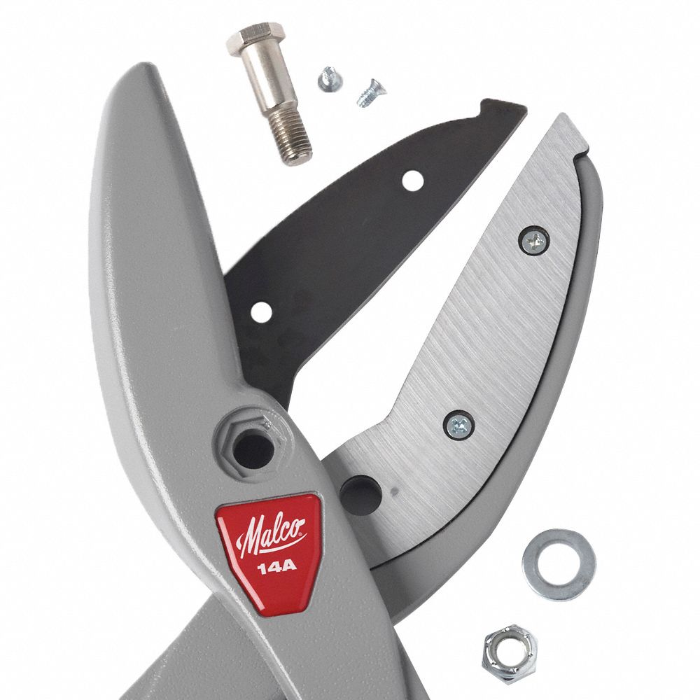 MALCO, Steel, 3 1/4 in Blade Lg, Snip Blade - 2CGK4|M14ARB - Grainger