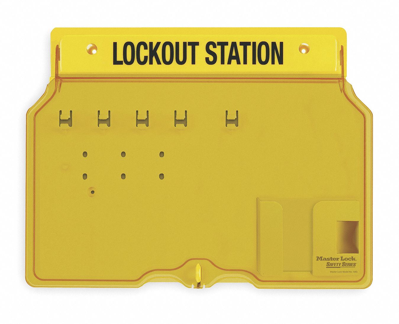 MASTER LOCK LOCKOUT STATION,UNFILLED,12-1/4 IN H - Lockout Centers and ...