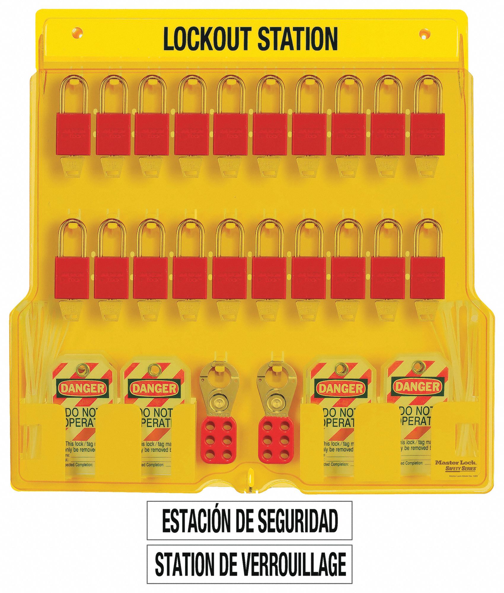 MASTER LOCK, 28 Components Included, Gen, Lockout Station - 2CJN6 ...