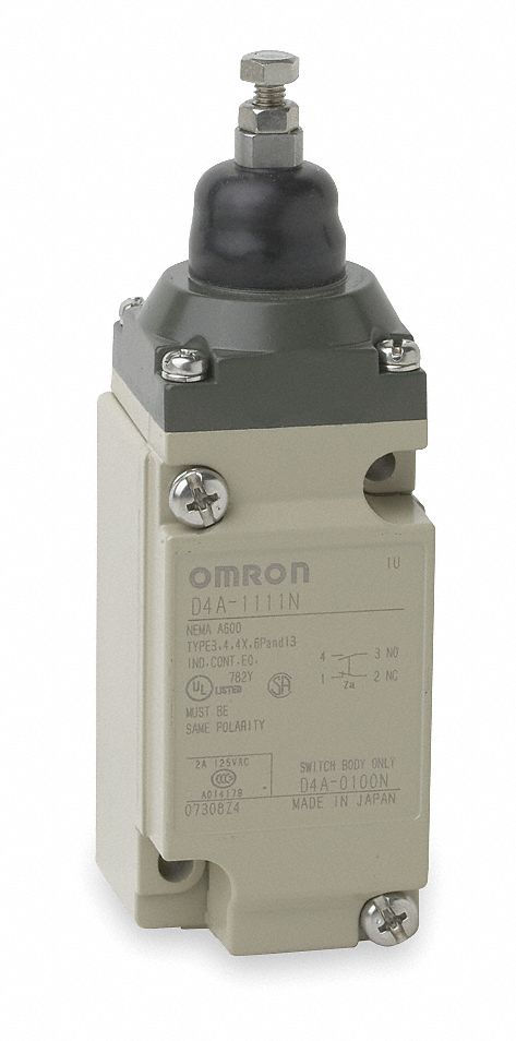 OMRON, Plunger Actuator, 29 mm Mounting Hole Horizontal Center to ...