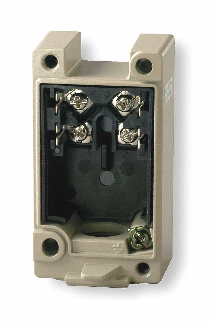 OMRON, EN50041 Body, 2 Mounting Holes, Receptacle Box - 2CLT5|D4A1000N ...